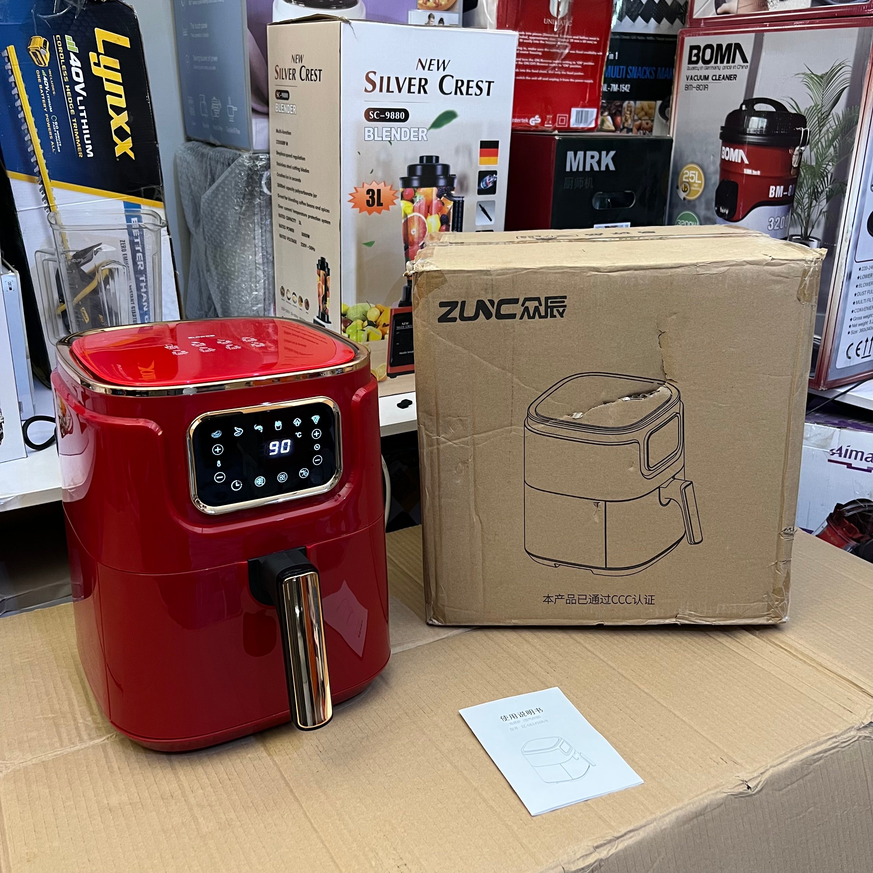 HongKong Lot Imported ZUNC 6L Air Fryer – Afridi Imports