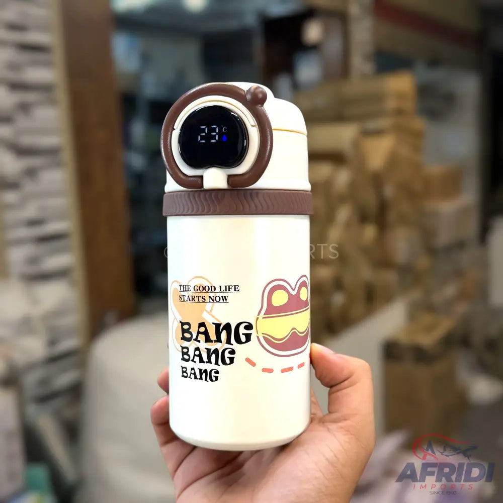 Smart Digital Water Bottle 350ml Insulated Design – Afridi Imports