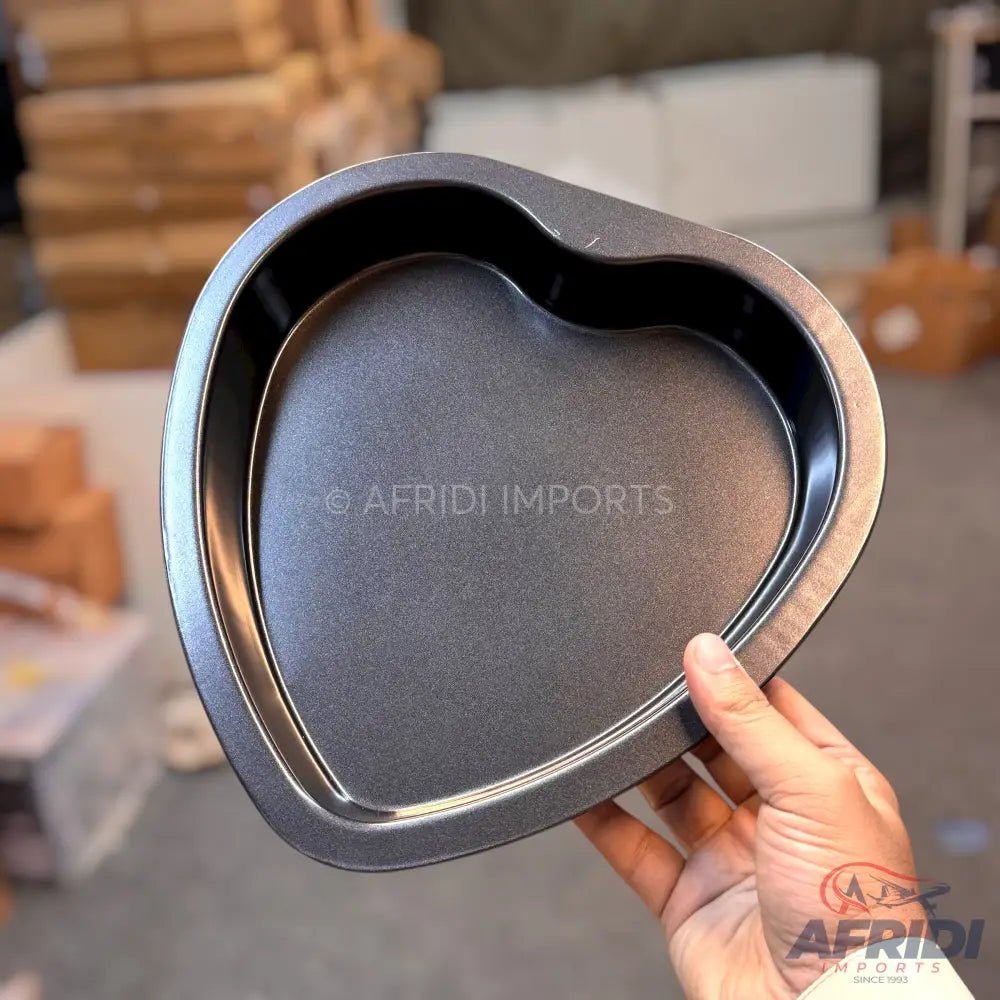 Heart Shape Non Stick Baking Tray KK109 Real Photos – Afridi Imports