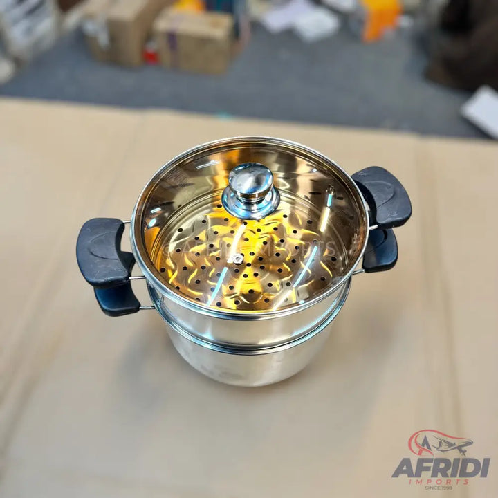 JLM 2 Piece Steamer Pot Versatile Durable Even Heat – Afridi Imports
