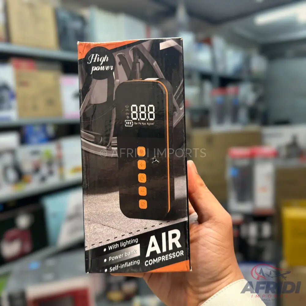 Portable Air Compressor Digital Display Auto Stop – Afridi Imports