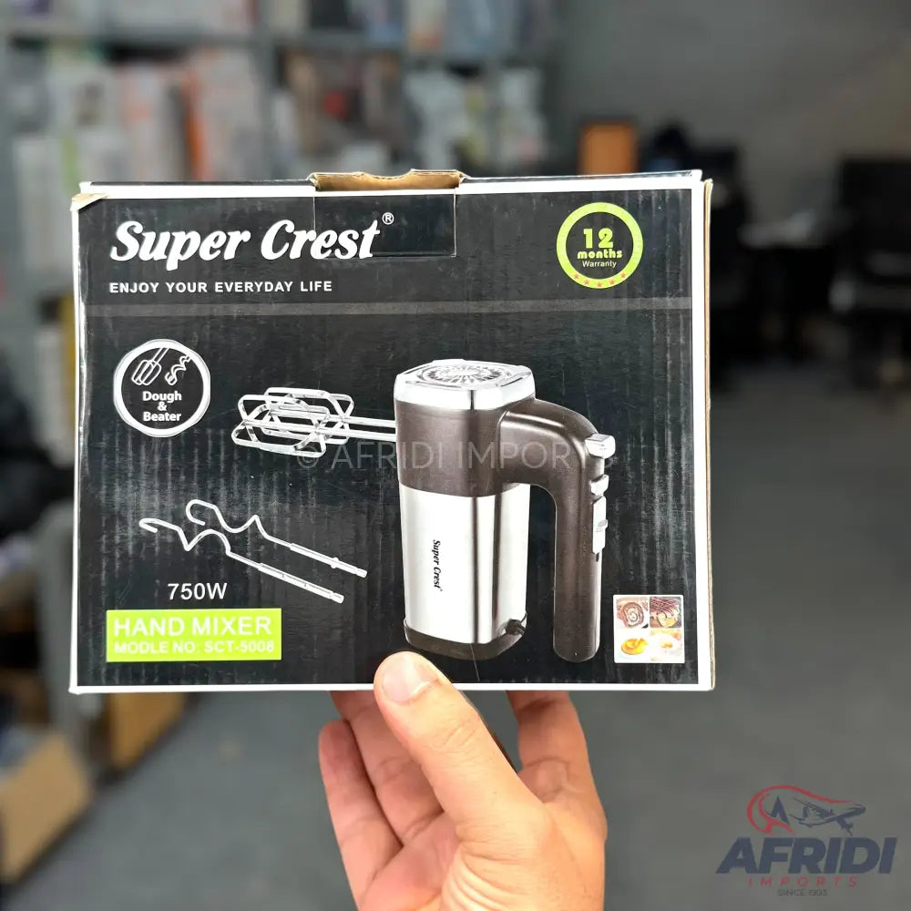 Super Crest Hand Mixer Blender Chopper Whisk Frother – Afridi Imports