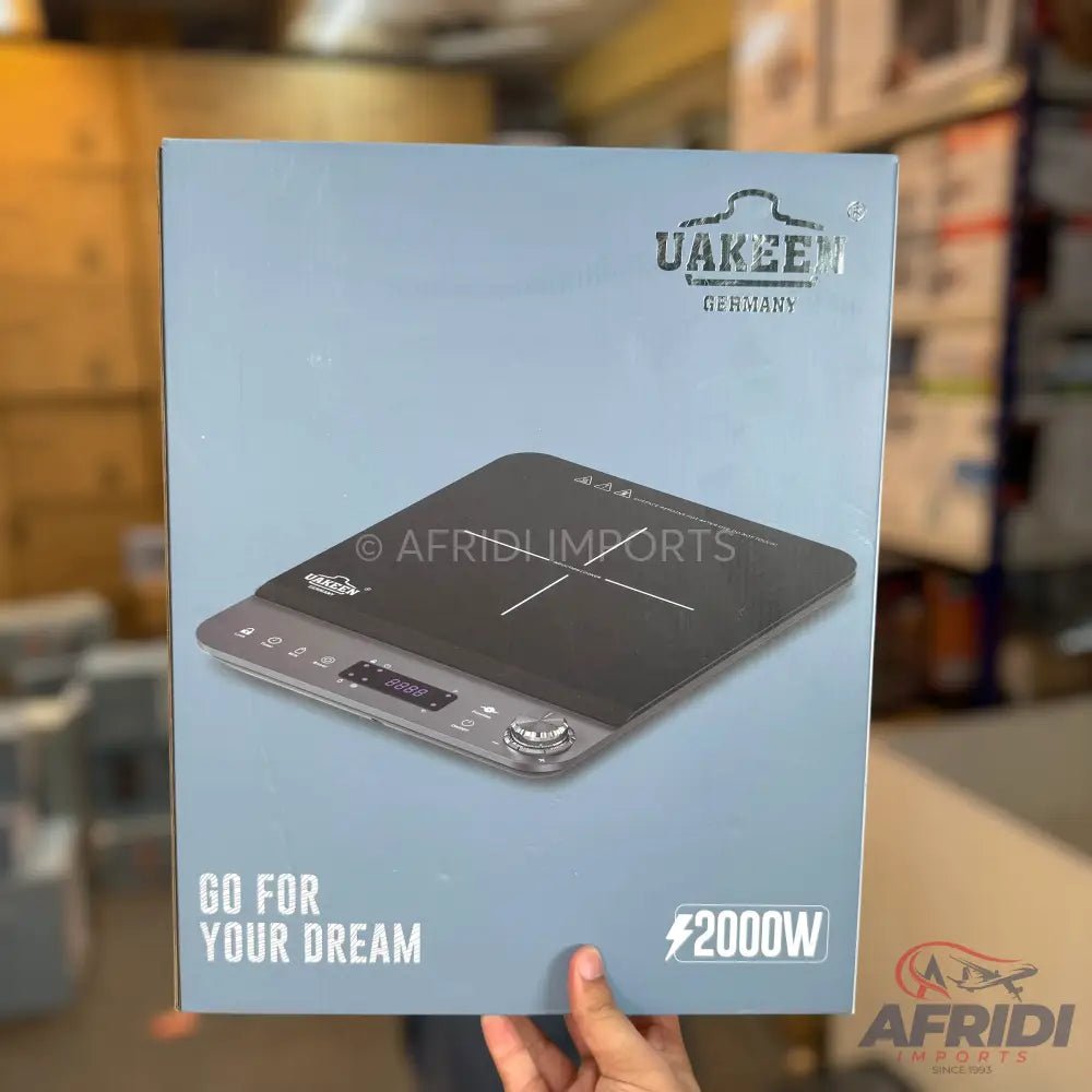 Uakeen 2000W Slim Induction Cooktop with Touch Sensor – Afridi Imports