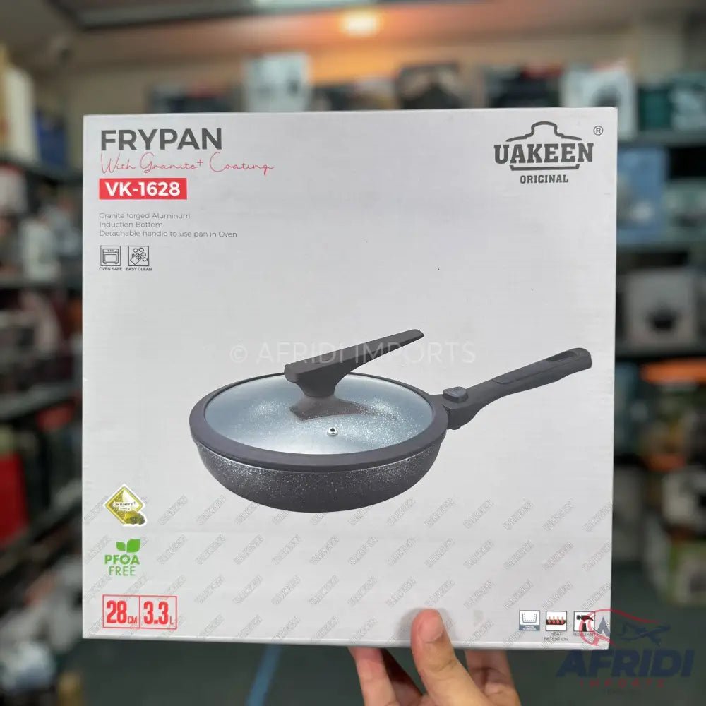 Uakeen 3.3L Granite Nonstick Fry Pan German Lot – Afridi Imports